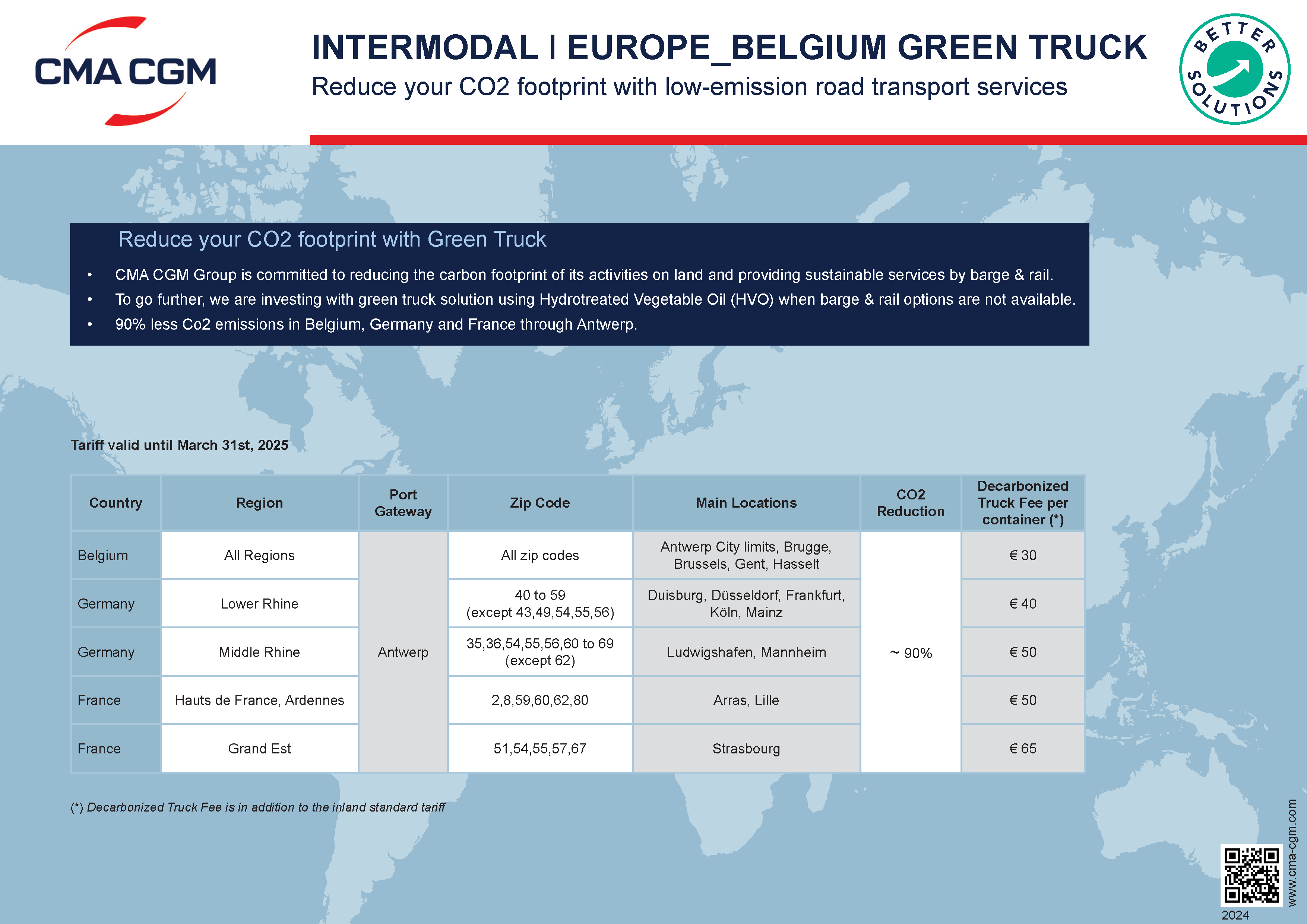 CMA CGM | Inland and intermodal services in Europe